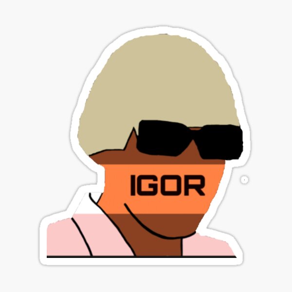 "Tyler the Creator-IGOR Retro cartoon " Sticker for Sale by ...