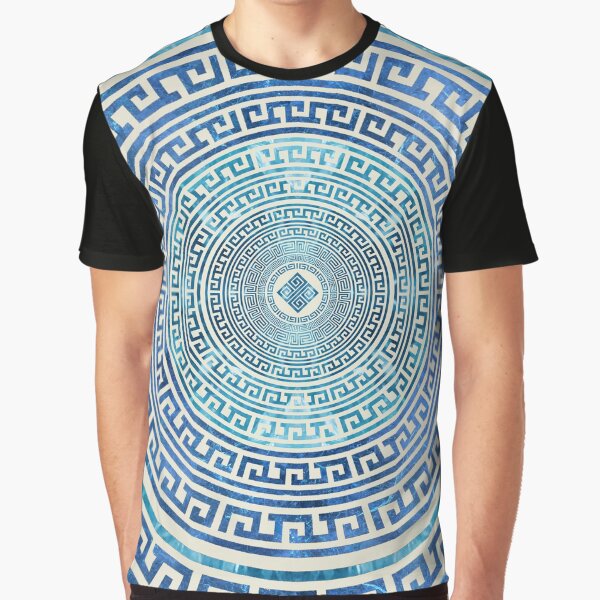 "Circular Greek Meander Pattern - Greek Key Ornament" T-shirt for Sale ...