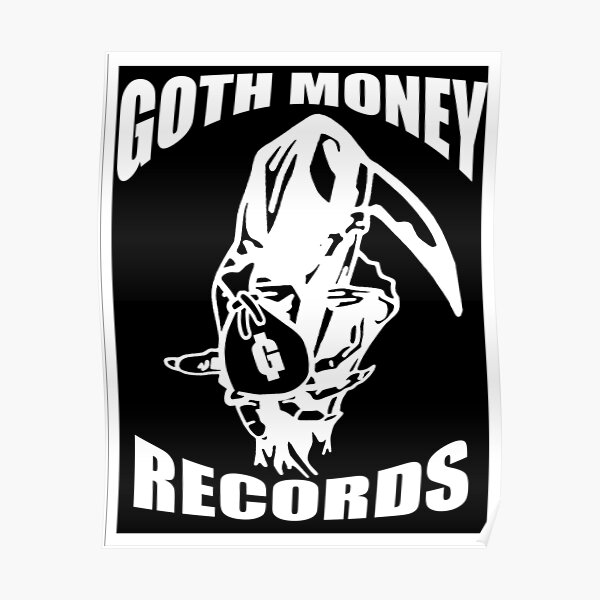 "GOTH MONEY RECORDS GRIM REAPER" Poster for Sale by gaeldesmarais ...