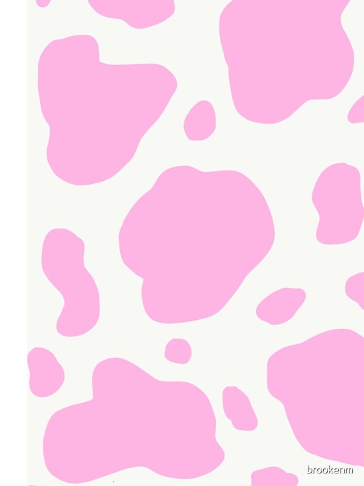 "Pink cow print " iPhone Case for Sale by brookenm | Redbubble