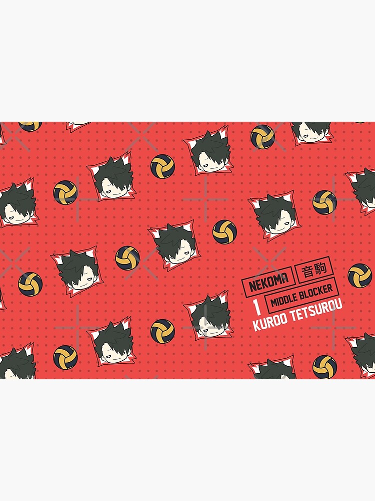 "Kuroo Tetsurou - Pattern - Nekoma - Haikyuu " Mask for Sale by ...