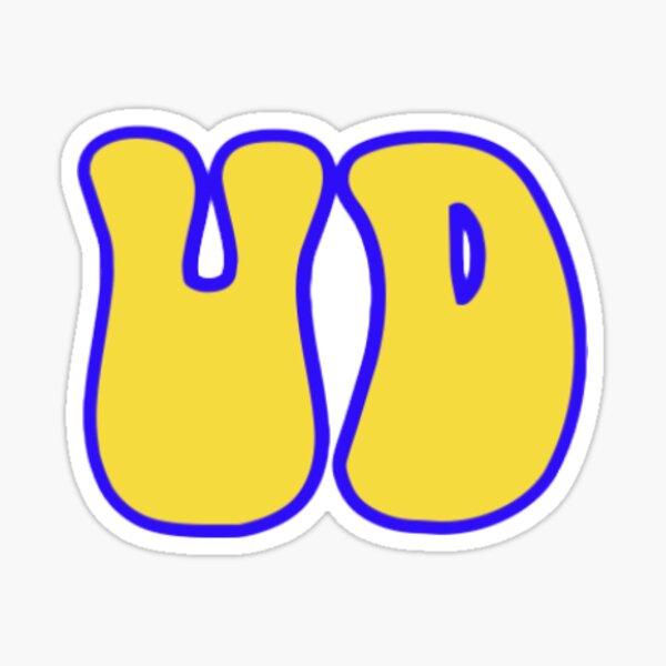 "ud" Sticker by collegeacc | Redbubble