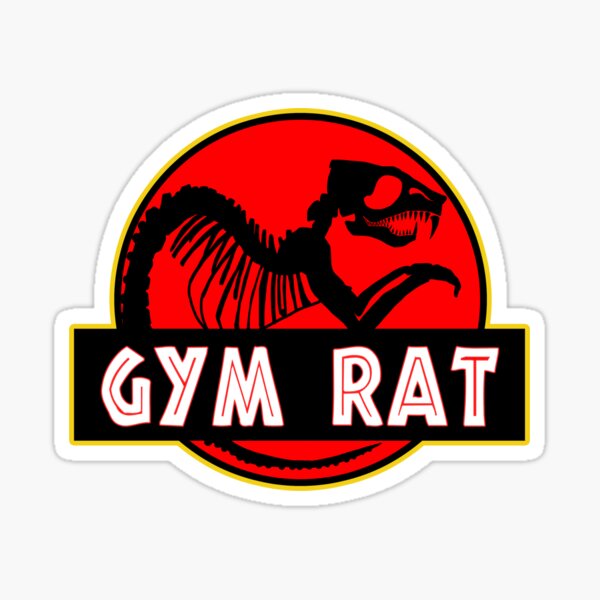 "Gym Rat Bodybuilding Fitness" Sticker for Sale by NibiruHybrid | Redbubble