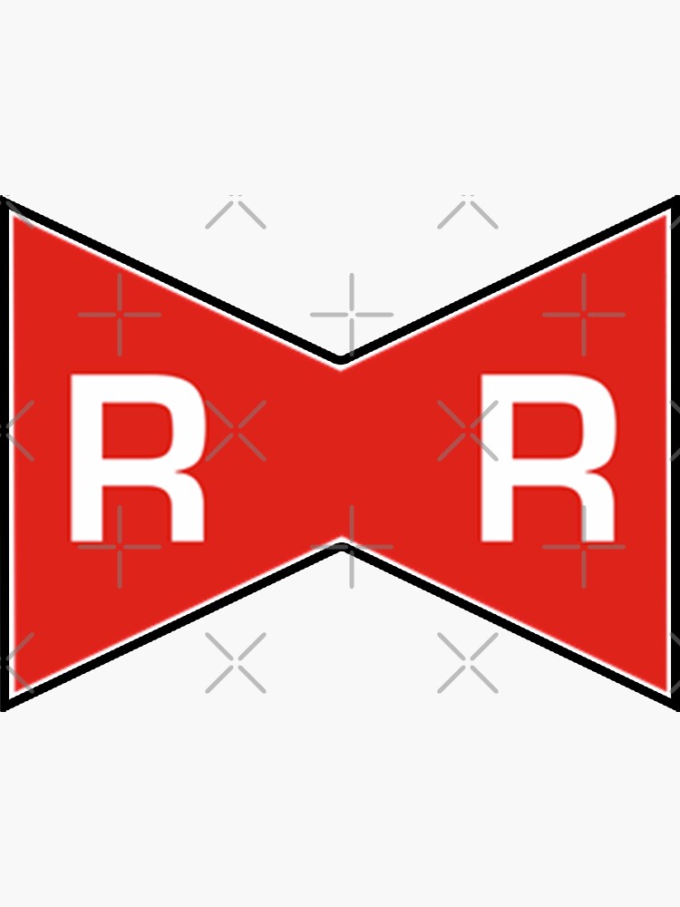 "Red Ribbon Logo" Sticker by mms18 | Redbubble