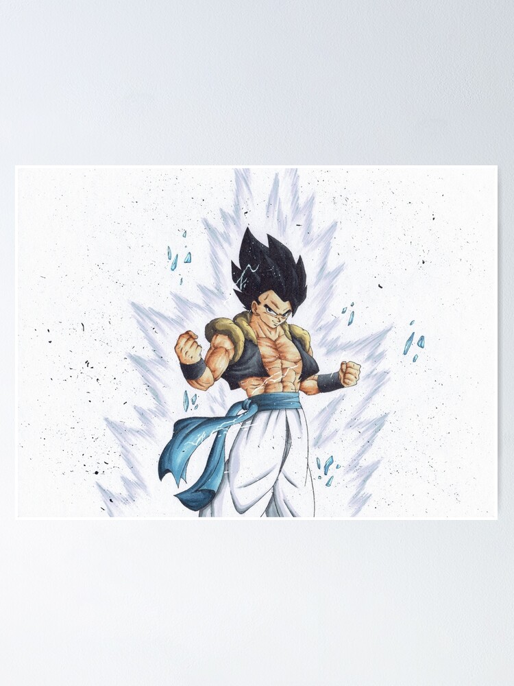 "Gogeta" Poster by drawinsaiyan | Redbubble