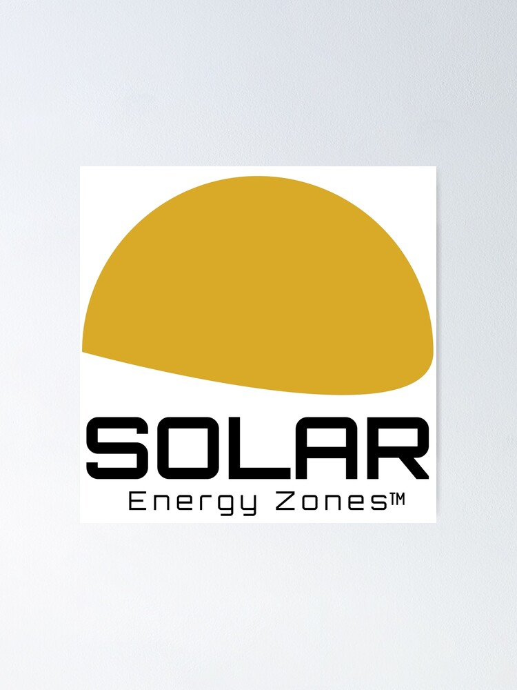 "Solar Energy Zones" Poster for Sale by doubleblindlabs | Redbubble
