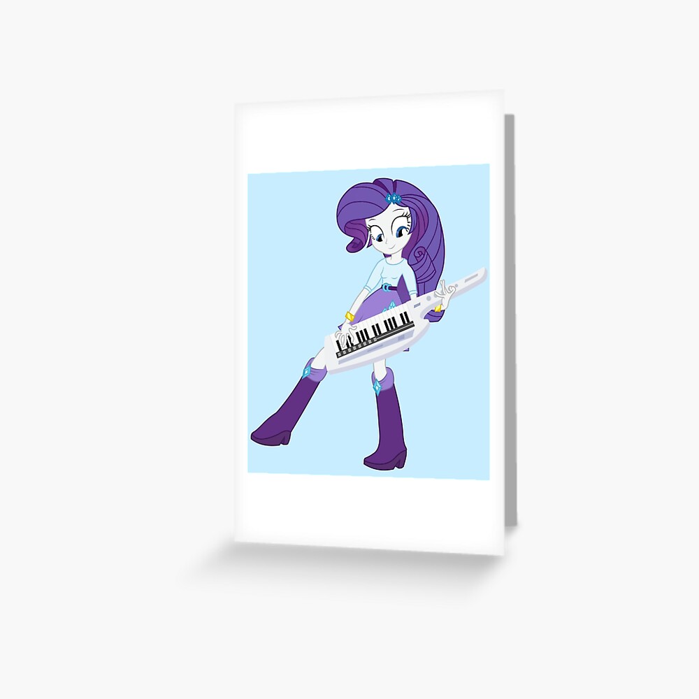 "Rarity EQG Keytar" Sticker for Sale by JFKsStickers | Redbubble