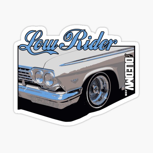 "DLEDMV - Low Rider" Sticker for Sale by DLEDMV | Redbubble