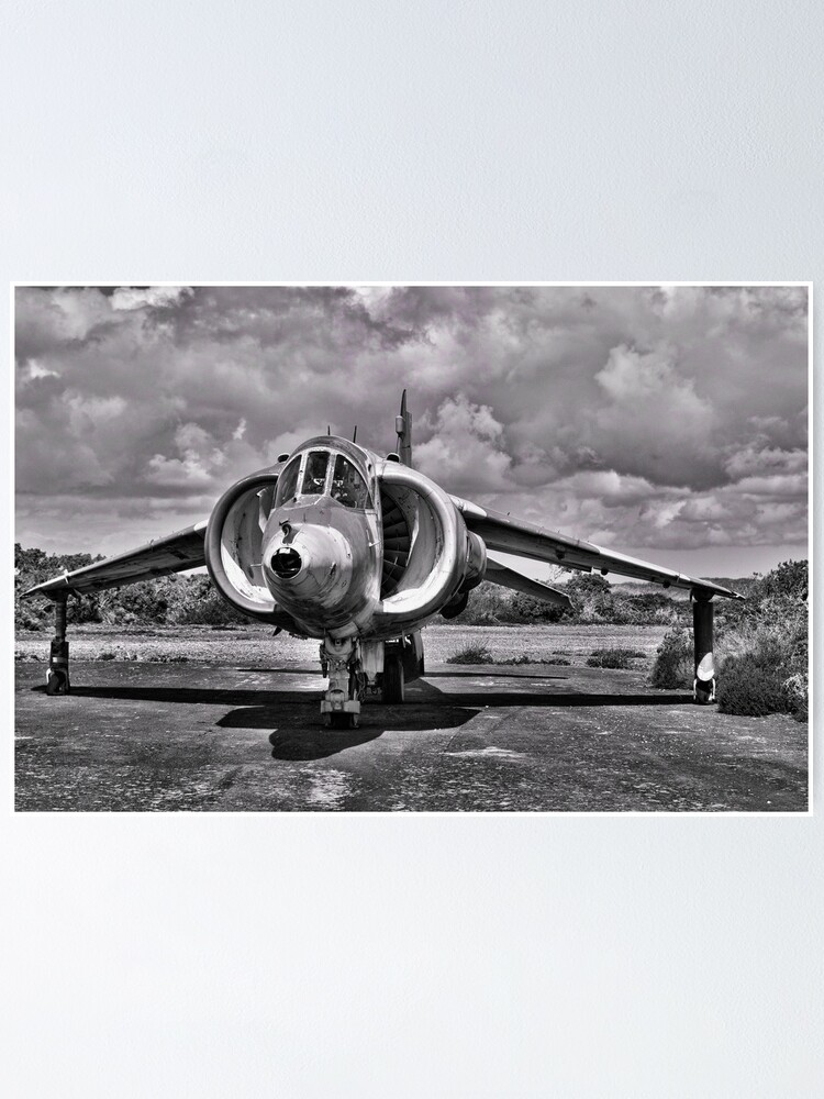 "Harrier Jump Jet" Poster by kathleenjean | Redbubble