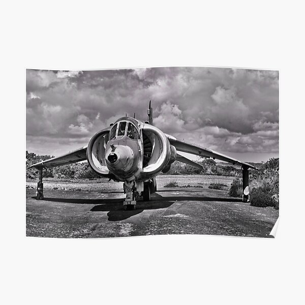 "Harrier Jump Jet" Poster by kathleenjean | Redbubble