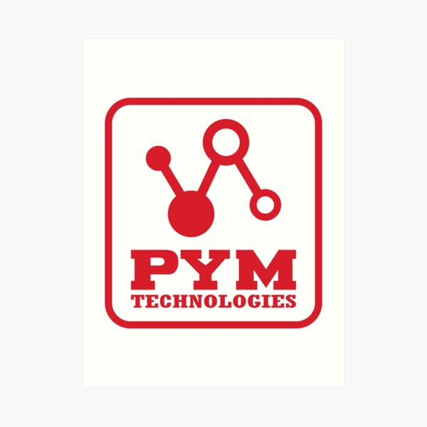 "Pym Tech Red Logo" Art Print for Sale by Bmused55 | Redbubble