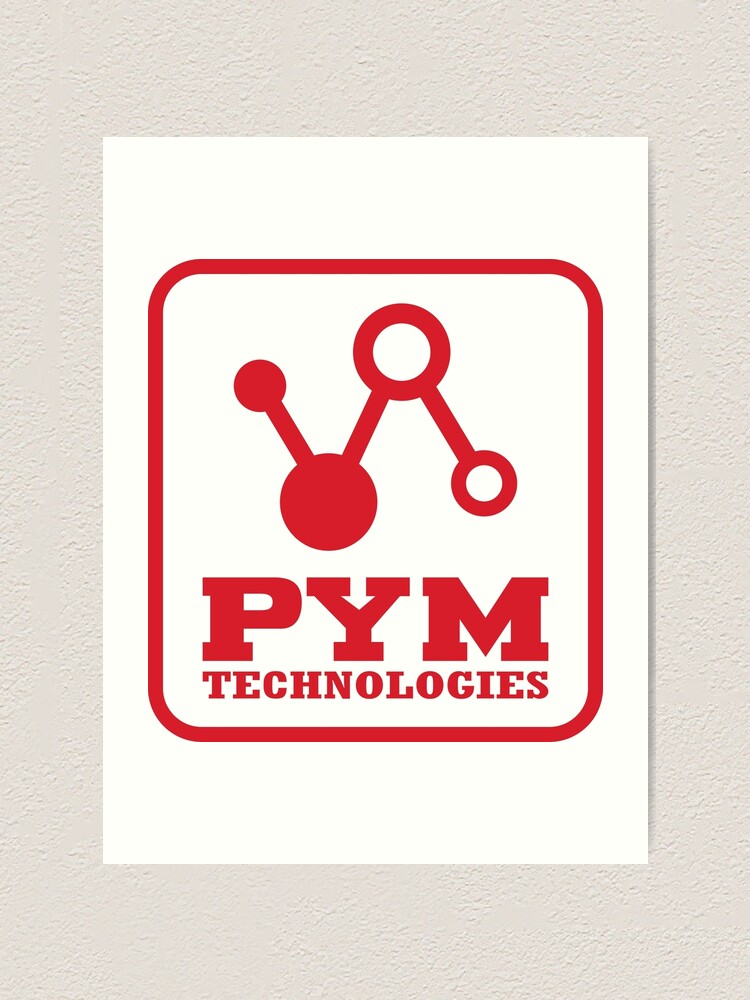 "Pym Tech Red Logo" Art Print for Sale by Bmused55 | Redbubble