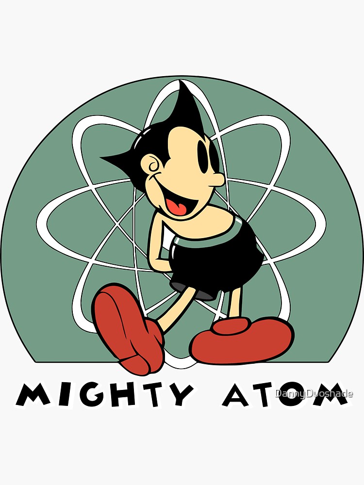 "Mighty Atom" Sticker by DannyDuoshade | Redbubble
