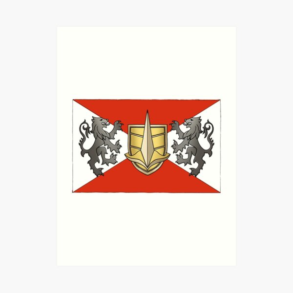 " Valkyria Chronicles - Gallian Revolutionary Army Flag V1" Art Print ...