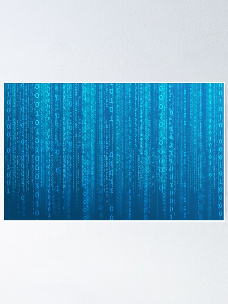 "Binary Code" Poster by Ares286 | Redbubble