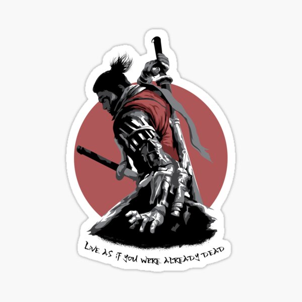 "Sekiro: Shadows Die Twice" Sticker by davisphan | Redbubble