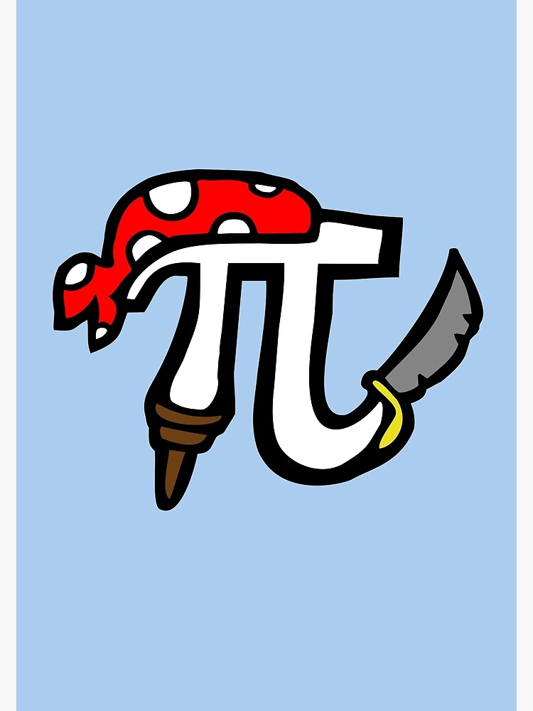 "Pi Pirate" Poster by jezkemp | Redbubble