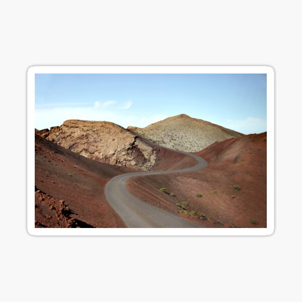 "Lanzarote Landscape - Spain" Sticker by Tessmb | Redbubble