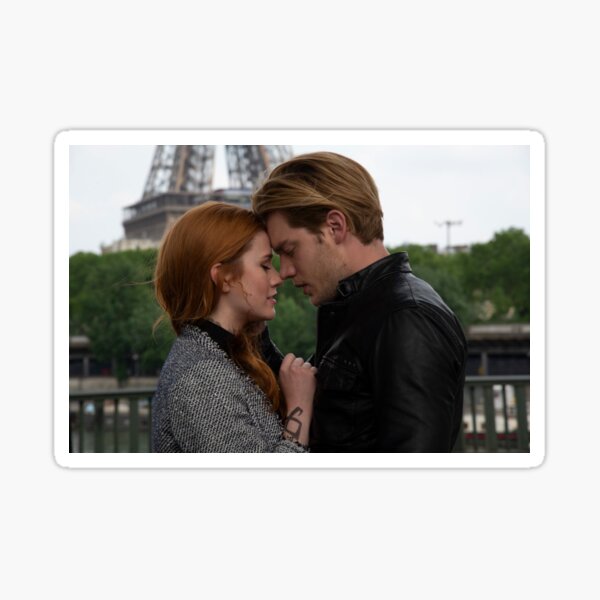 "Clary and Jace" Sticker by Nephilim101 | Redbubble