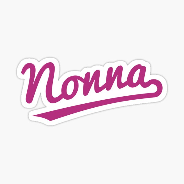 "Nonna Cute Purple Gift Idea For Grandmother" Sticker for Sale by ...