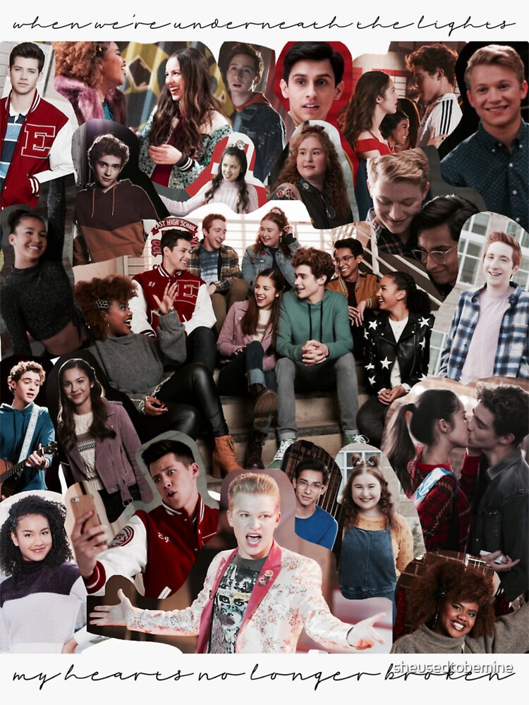 "HSMTMTS Collage" Sticker for Sale by sheusedtobemine | Redbubble