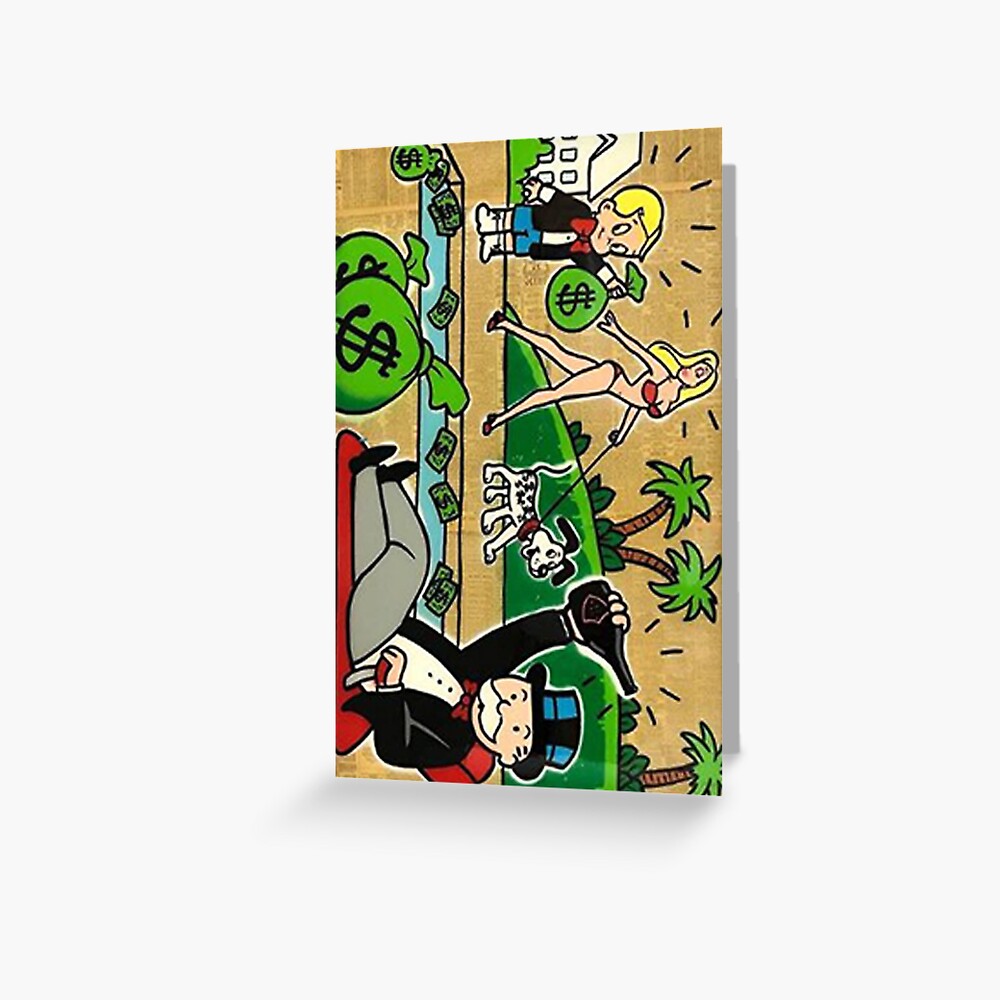 "$ Monopoly Man $" Sticker for Sale by monopolyman1 | Redbubble