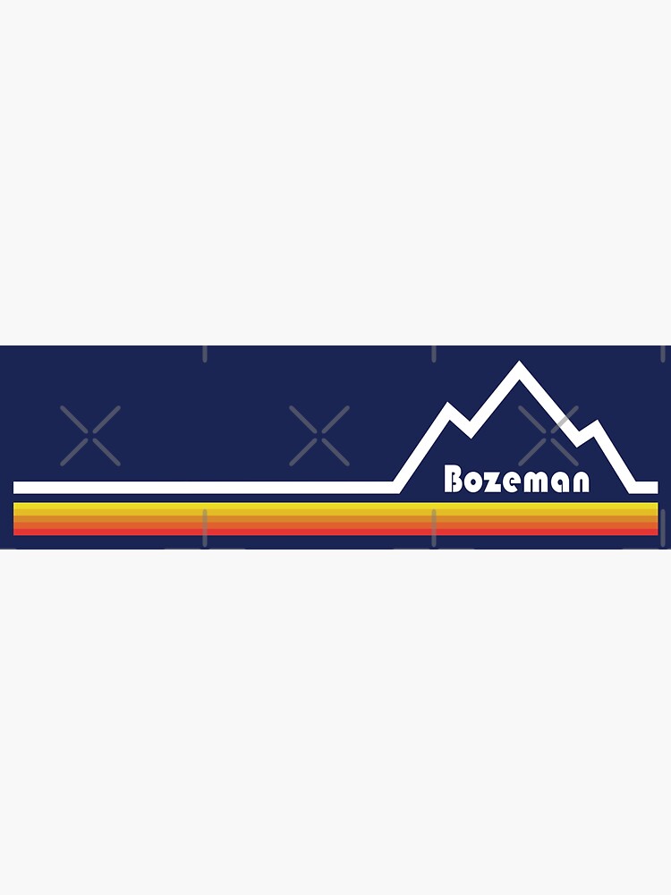 "Bozeman, Montana" Sticker by esskay | Redbubble
