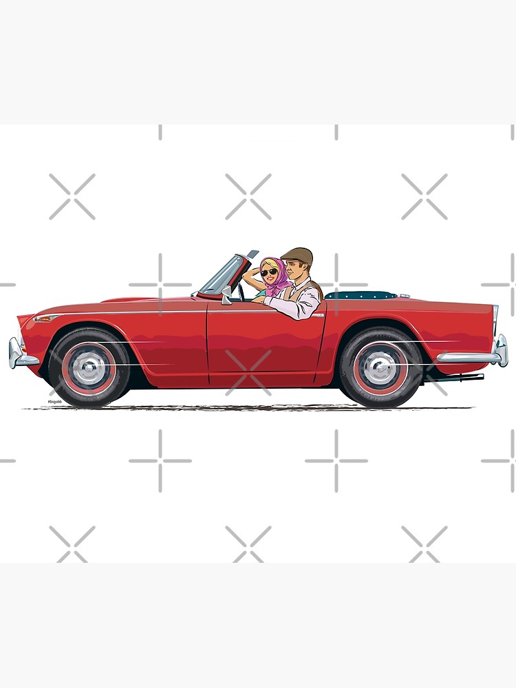 "Damson Red color TR4a" Poster by Bigs66 | Redbubble