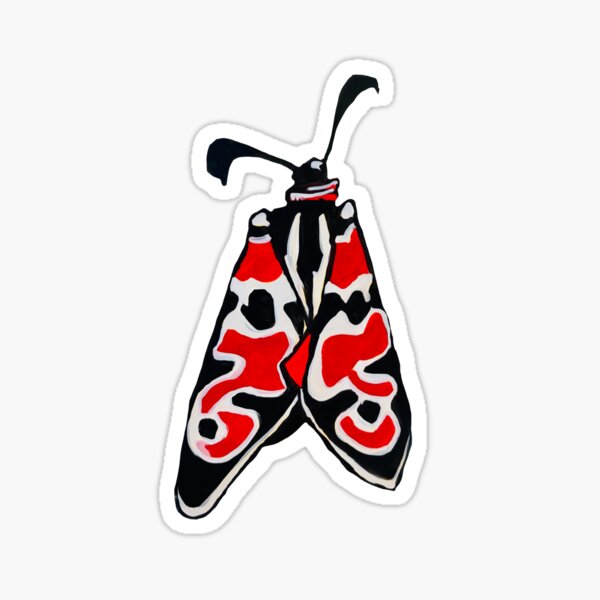 "Blue Sky Moths" Sticker by ariellemorris | Redbubble