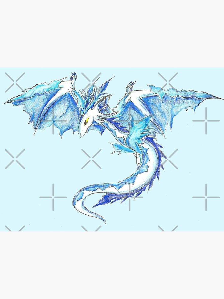 "Ice Wyvern" Poster by KOKeefeArt | Redbubble