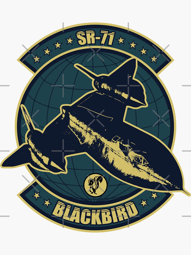 "SR-71 Blackbird Patch" Sticker for Sale by StrongVlad | Redbubble