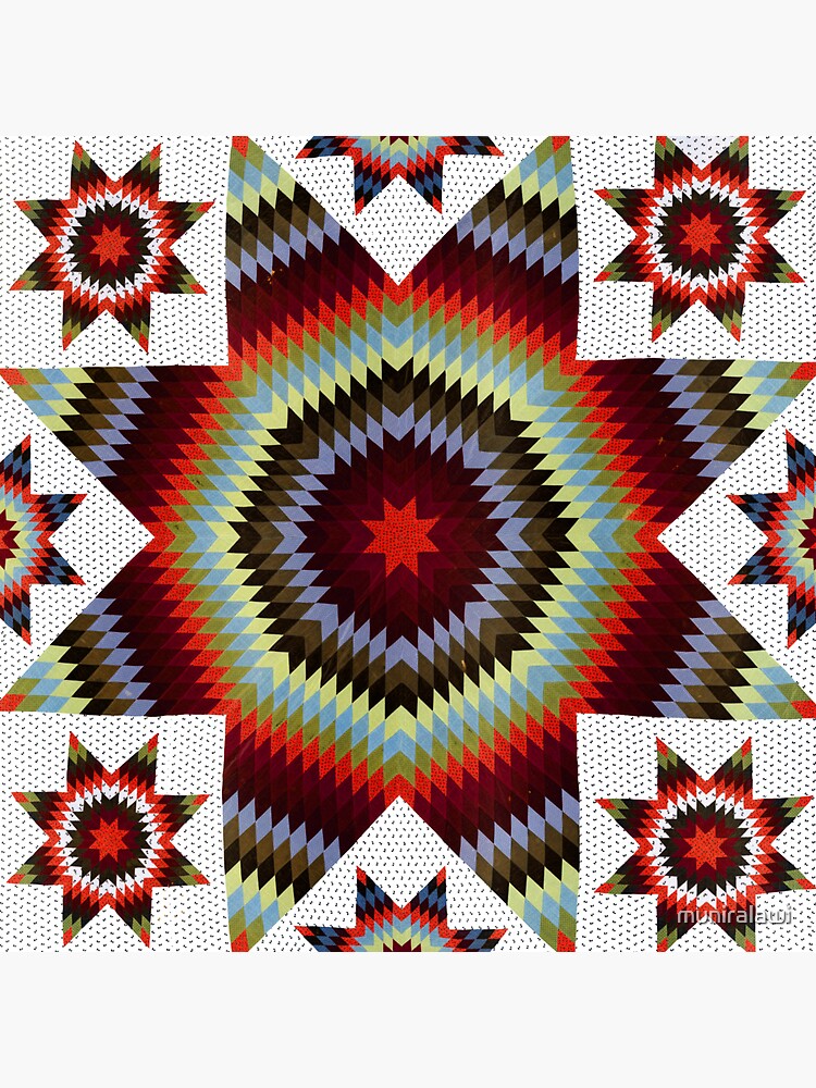 "Multi Colors Bethlehem Star" Sticker for Sale by muniralawi | Redbubble