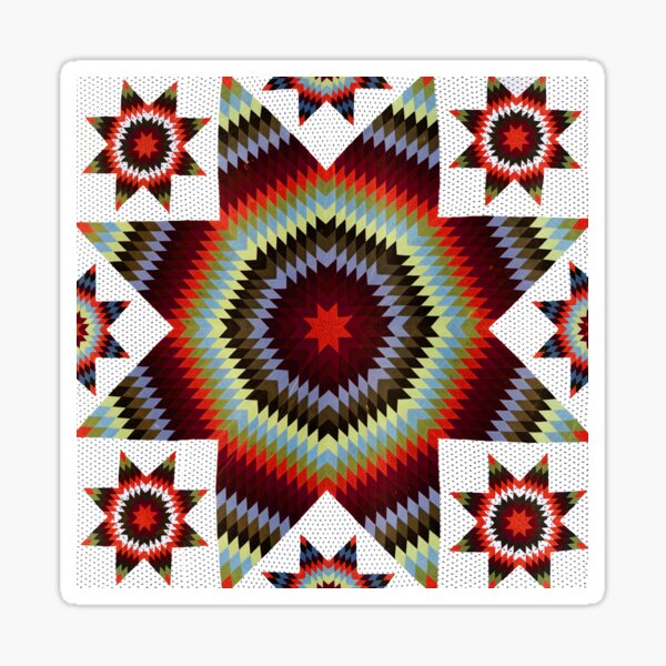 "Multi Colors Bethlehem Star" Sticker for Sale by muniralawi | Redbubble
