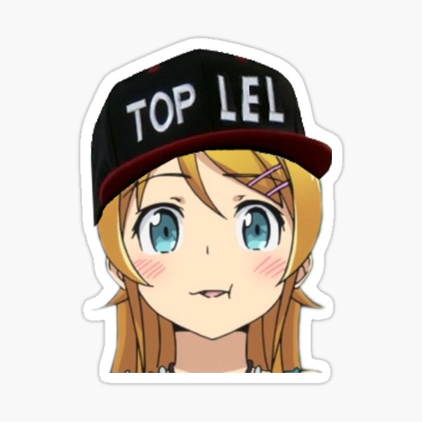 "Oreimo- Kirino- TopLel" Sticker by Whitexican1301 | Redbubble