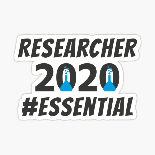 "Researcher Scientist 2020 Essential" Sticker for Sale by wikawiki ...