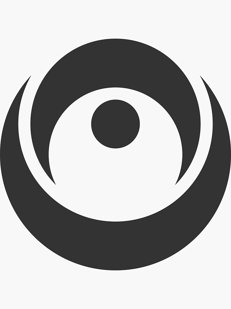 "Spiky Circle Symbol" Sticker by joshdbb | Redbubble