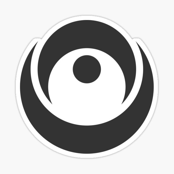 "Spiky Circle Symbol" Sticker by joshdbb | Redbubble