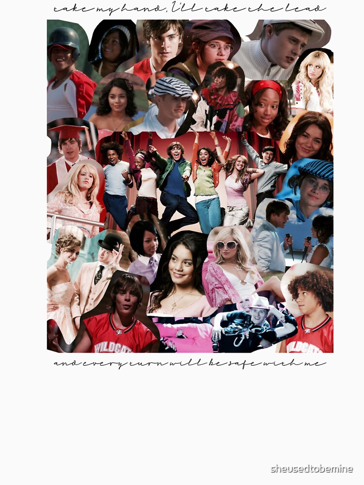 "HSM Collage" T-shirt for Sale by sheusedtobemine | Redbubble | high ...