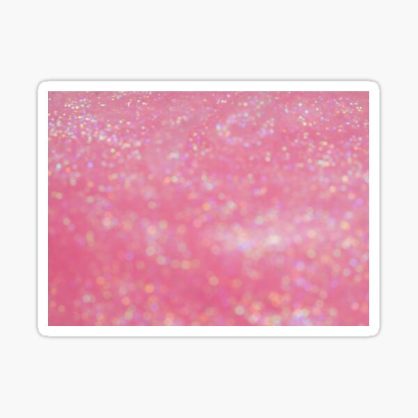 "Pink Glitter" Sticker by Jam-Gloom | Redbubble