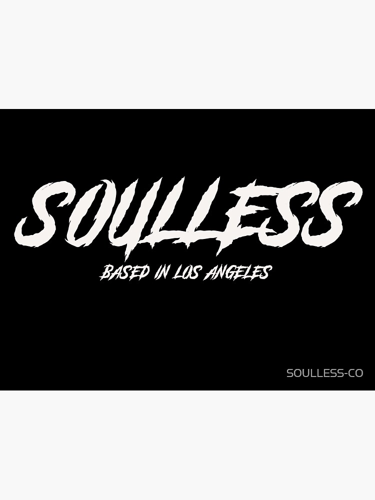 "SOULLESS LOGO 2" Sticker for Sale by SOULLESS-CO | Redbubble