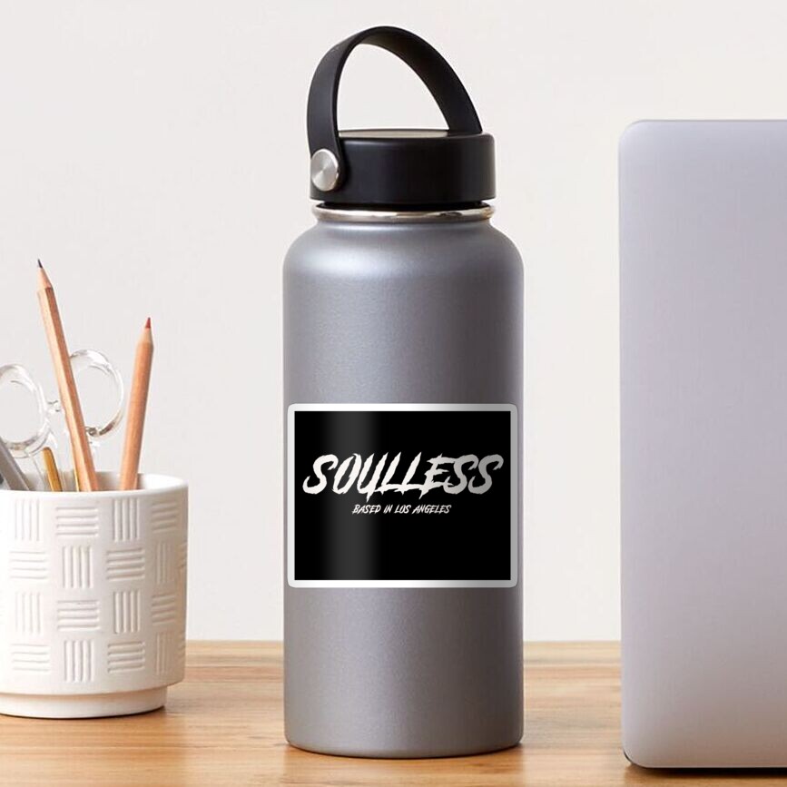 "SOULLESS LOGO 2" Sticker for Sale by SOULLESS-CO | Redbubble