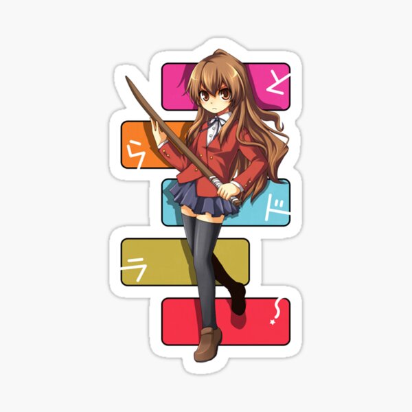 "Toradora" Sticker for Sale by 32BlackRoses | Redbubble
