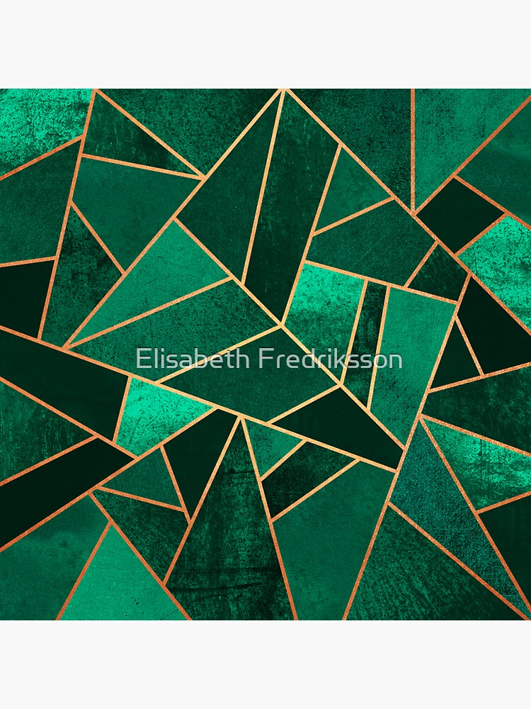 "Emerald and Copper" Sticker for Sale by foto-ella | Redbubble