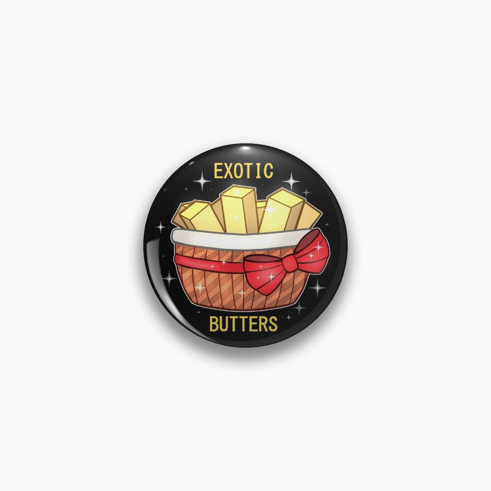 "FNAF Exotic Butters" Pin for Sale by Sciggles | Redbubble