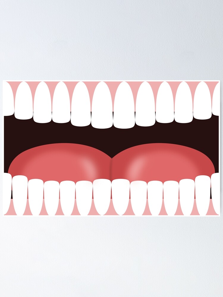 "Big wide smile face mask" Poster by designInk | Redbubble