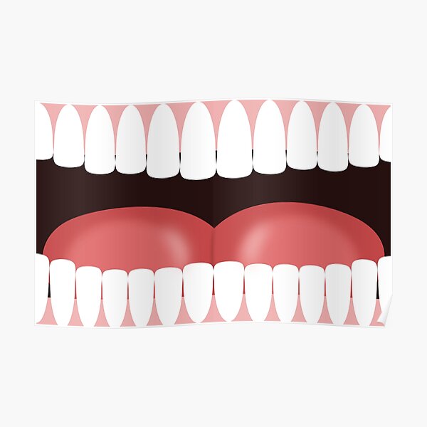 "Big wide smile face mask" Poster by designInk | Redbubble