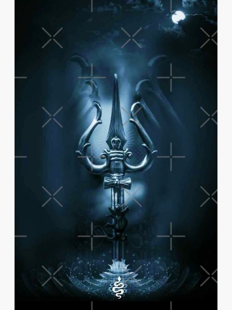 "Trishul design for redbubble" Sticker for Sale by Piyushke | Redbubble