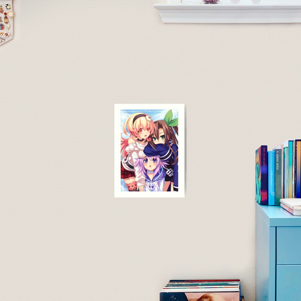 "Compa, Iffy, & Neptune - Hyperdimension Neptunia " Art Print by Endex ...