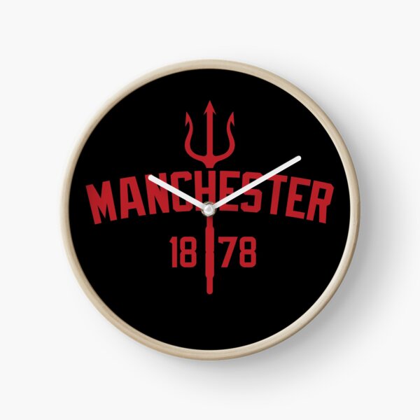 Manchester United Clocks | Redbubble