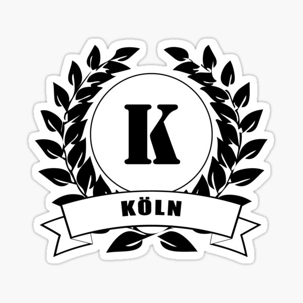 "Cologne laurel wreath Cologne Cathedral Carnival" Sticker by ...